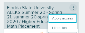 ALEKS Math Placement Test | Division of Undergraduate Studies
